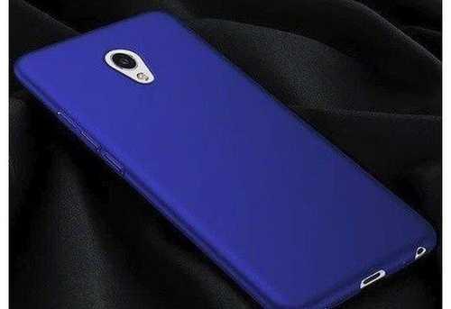 Силиконовый чехол для Meizu M5 синий
