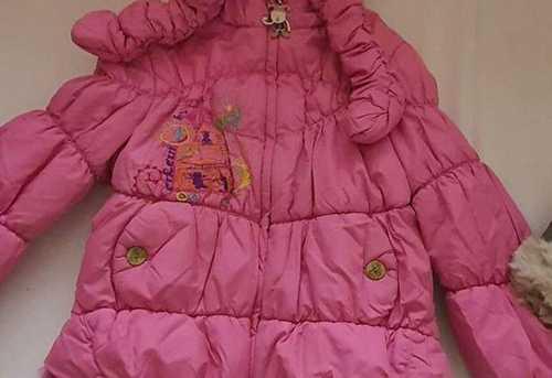 Куртки детские демисезонные для девочки на 122-128