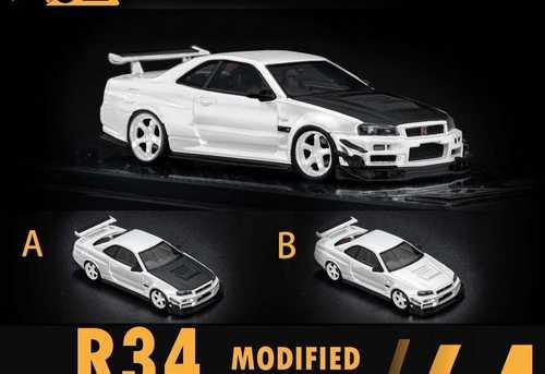 Коллекционная модель 1:64 Skyline R34