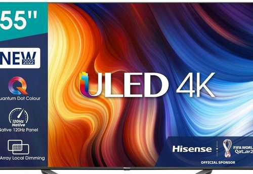 Телевизор Hisense 55U8HQ, 55"(140 см), UHD 4K