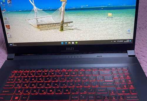 Игровой ноутбук Katana GF76 11UC-679XRU, как новый
