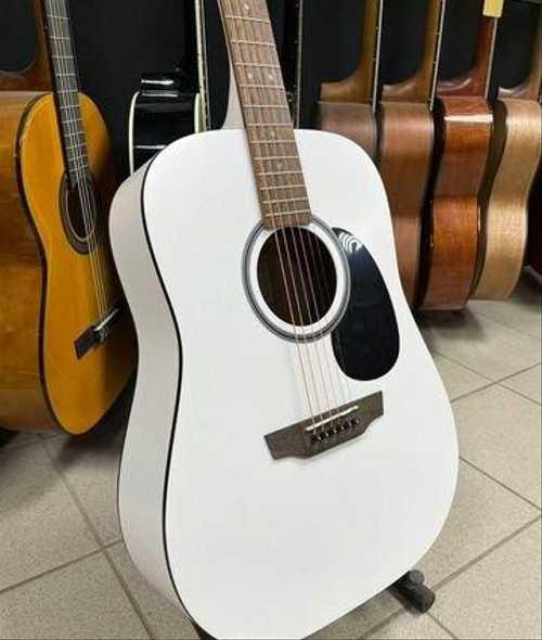 Белая Акустическая гитара JET JD-257 WHS Новая