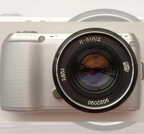 Sony nex-c3   Industar-61L/D