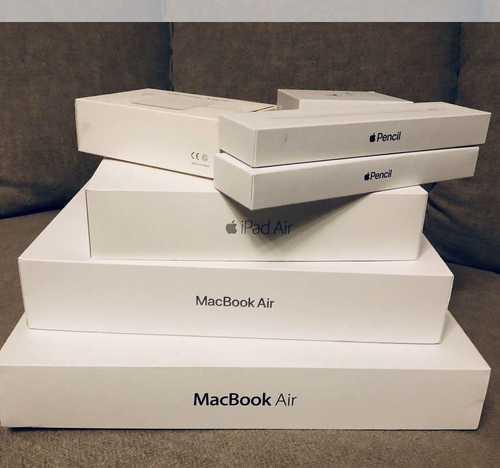 Коробки Mac book air pencil