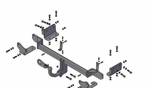 Фаркоп Трейлер для Kia Rio седан с 2011 по 2017