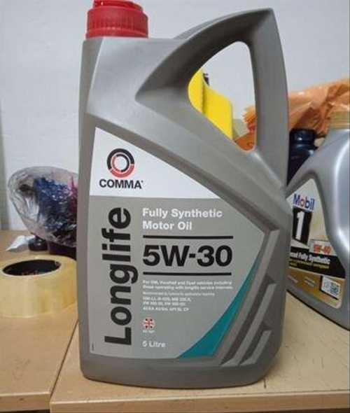 Моторное масло Comma Longlife 5W-30, 5 л