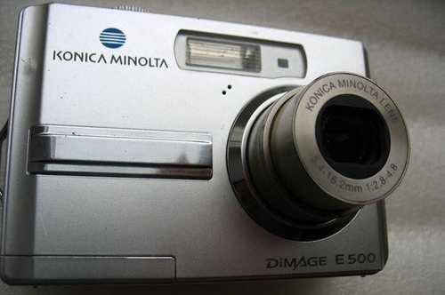 Цифровой фотоаппарат konica minolta dimage E-500