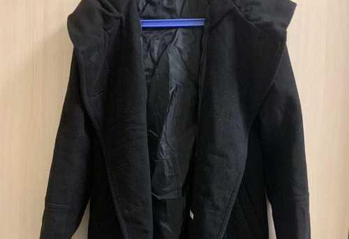 Пальто женское черное длинное 42 44