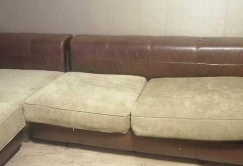 Большой угловой диван бу