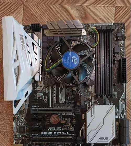 Asus prime z270 a + cpu + 4 gb ddr4 + m2