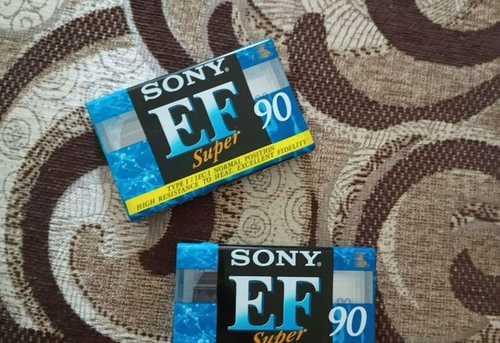 Кассеты чистые Sony Ef90 super