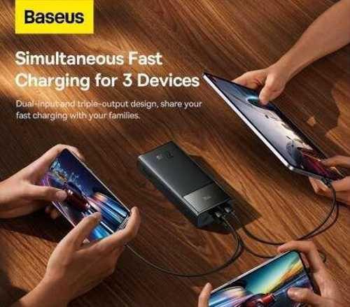 Power Bank Baseus 22,5w/20000mah на 3 стройства