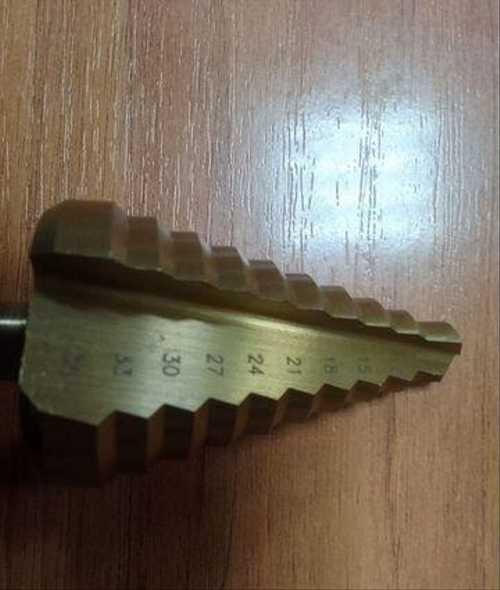 Сверло ступенчатое по металлу 9-36 мм