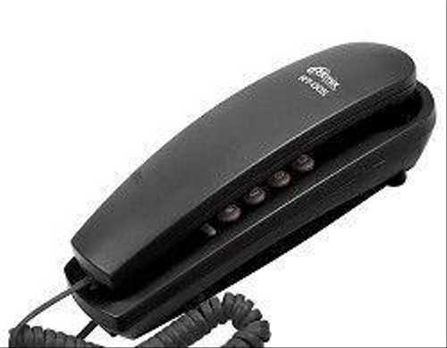 Ritmix RT-005 black проводной телефон, повторный н