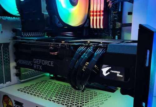 Видеокарта Gigabyte Aorus RTX3080 Xtreme LHR