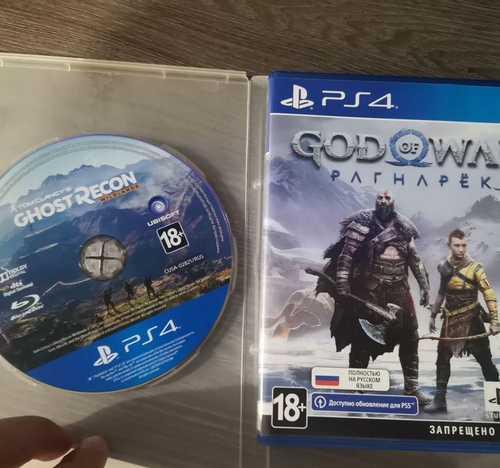 2 игры. God of war ragnarok  Ghost Recon
