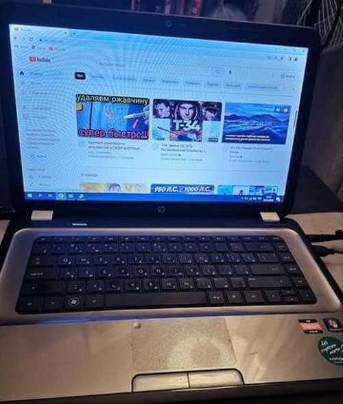 Ноутбук HP 4 ядра, 4 гб, SSD в хорошем состоянии