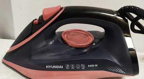 Утюг Hyundai H-SI01623, черный, розовый