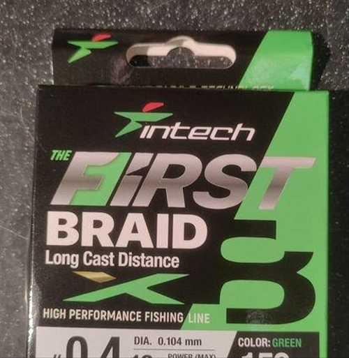 Шнур плетеный Intech First Braid X8 150m #0.4