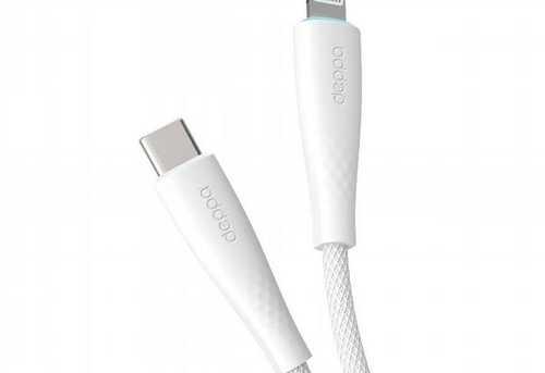 Кабель Deppa Fly USB-C - Lightning 1м, белый