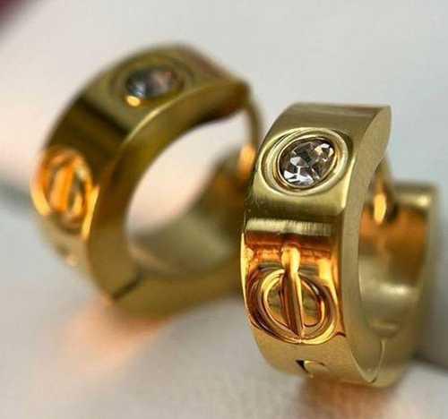 Cartier серьги маленькие