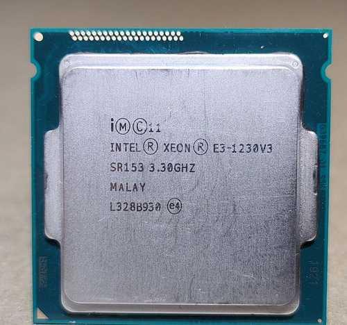 Intel Xeon E3 1230v3(4c/8t 3.3GHz-3.7GHz 80W)