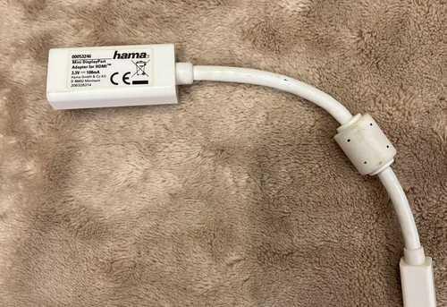 Адаптер/переходник hama mini displayport to hdmi