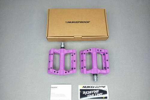 Новые педали Nukeproof Electron EVO (Purple)