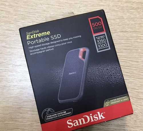 Внешний SSD диск SanDisk Extreme Portable 500гб