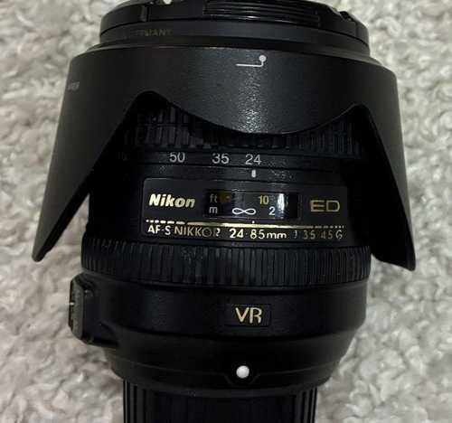 Nikon AF-S 24-85mm f 3.5 4.5g ED VR