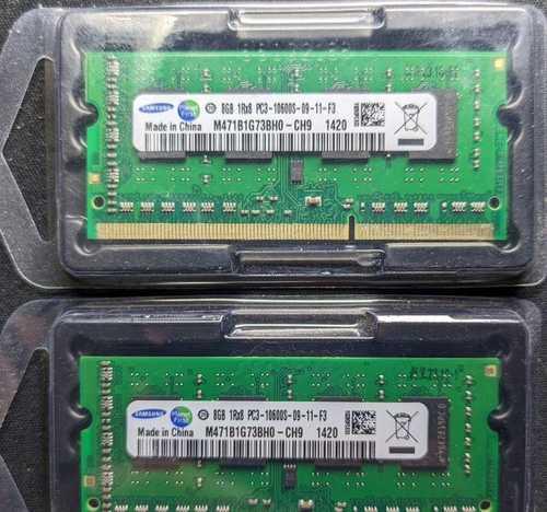 Оперативная память Samsung DDR3 2x8GB 1333MHz