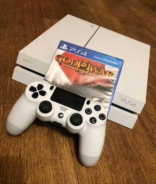 Sony Playstation 4 Белая PS 4 White Редкая