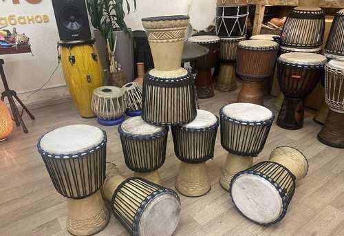 Новые африканские барабаны джембе Гвинея 10-11 ''