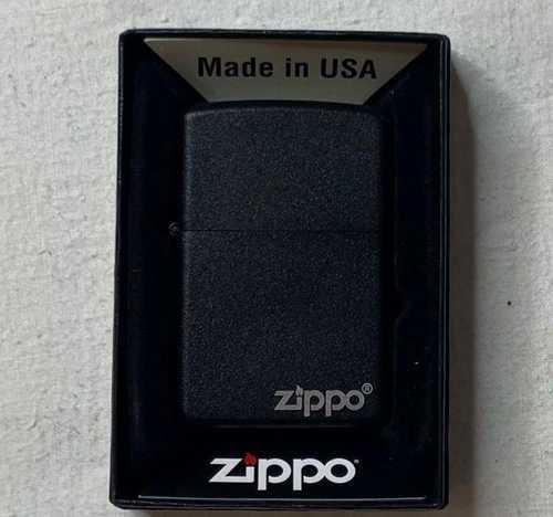 Зажигалка zippo Classic с покрытием Black Matte