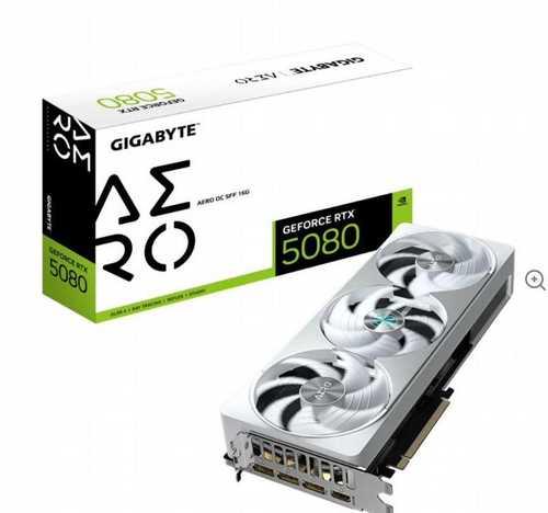 Видеокарта gigabyte GeForce RTX 5080 aero 16GB OC