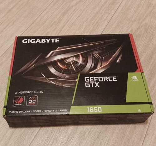 Видеокарта gtx 1650