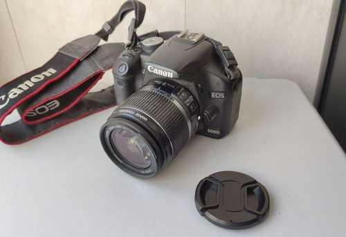 Canon 500D kit 18-55mm IS пробег 21 т.к