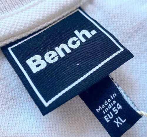 Футболка polo мужская 50 размер белая bench