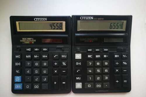 Калькулятор Сitizen SDC-888Т, Citizen SDC-888HB