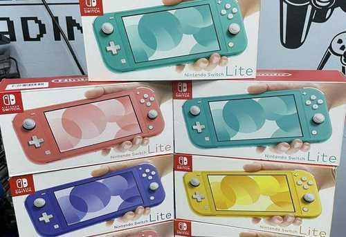 Новая прошитая Nintendo Switch Lite разные цвета