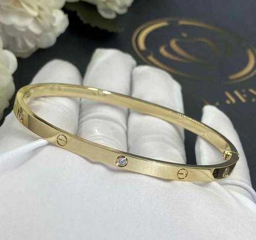 Браслет Cartier Love, маленькая модель 0,24ct