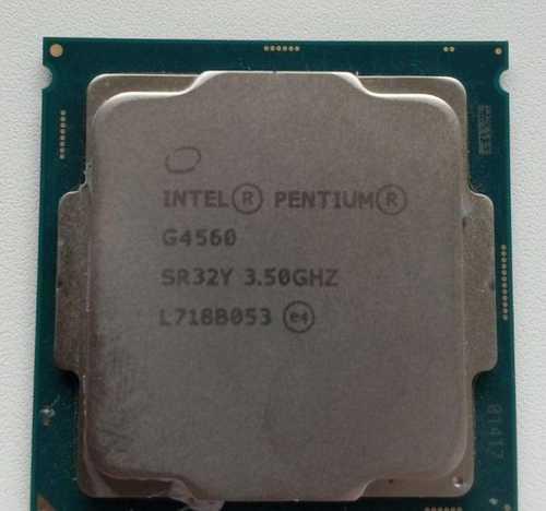 Процессор intel pentium g4560