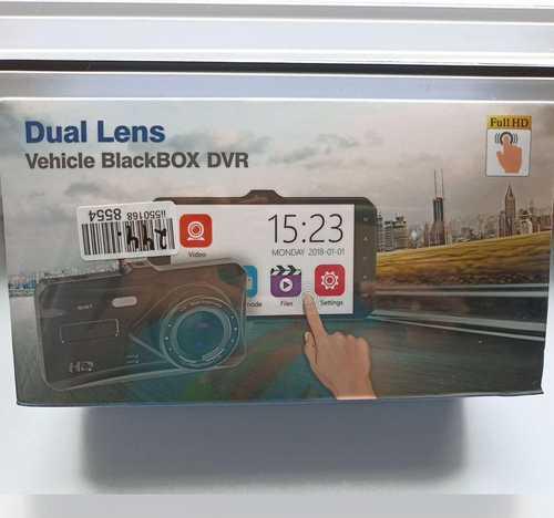 Видеорегистратор dual lens vehicle blackbox dvr