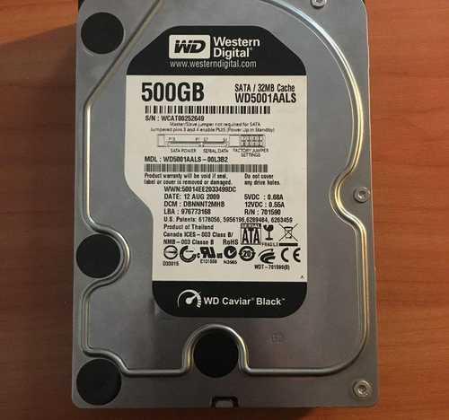 WD black 500gb жесткий диск