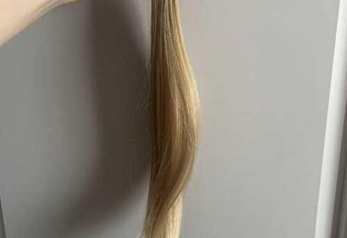 Волосы для наращивания 35 см блонд