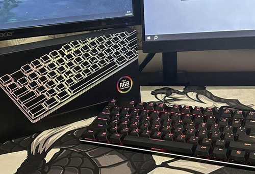 Клавиатура игровая Sharkoon PureWriter TKL RGB