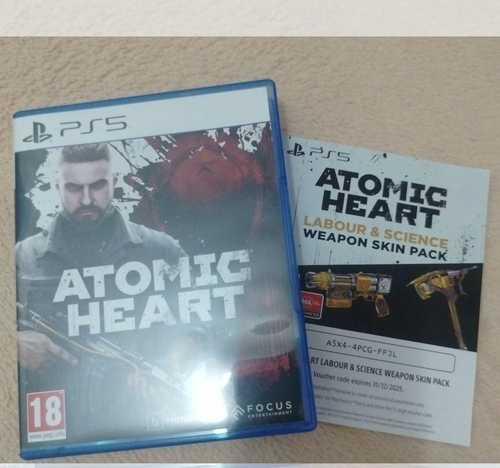 Диски на ps5 Atomic heart