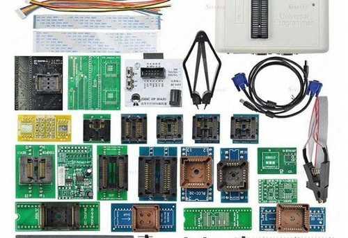 Программатор микросхем XGecu RT809H с платами 21шт