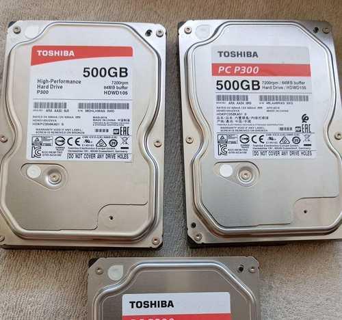 Жесткий диск 3,5 (компьютерный) HDD 500Gb toshiba