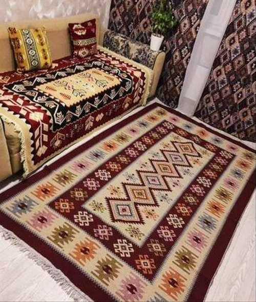 Ковер килим новый турецкий безвизовый хлопок этно